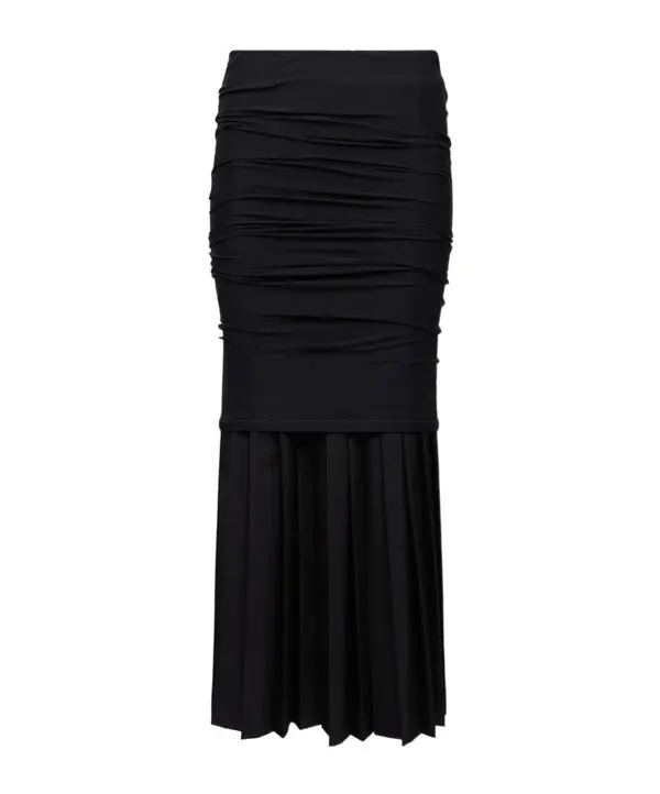 MAISON MARGIELA Mid-rise Pleated Midi Skirt