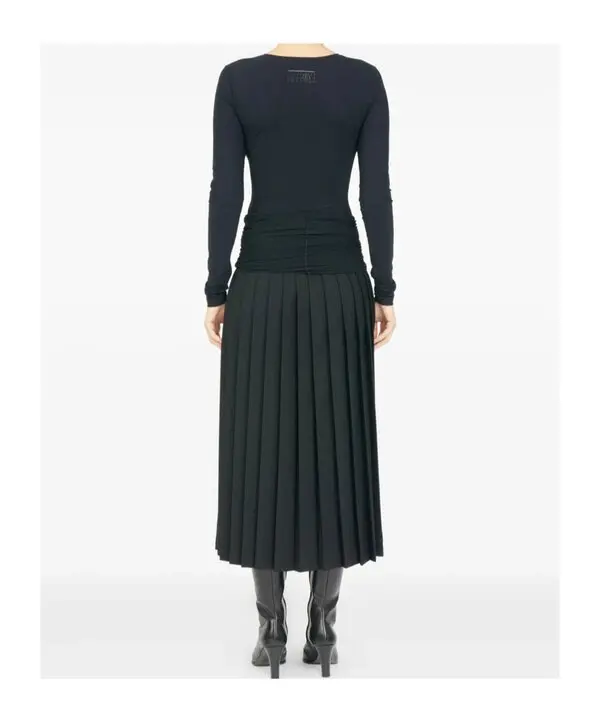 MAISON MARGIELA Mid-rise Pleated Midi Skirt