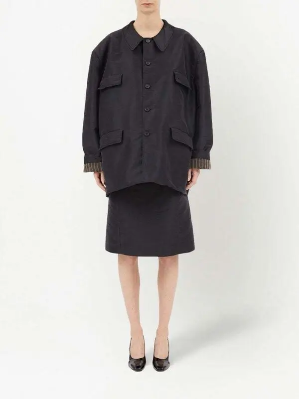 MAISON MARGIELA Long-sleeved Buttoned Jacket