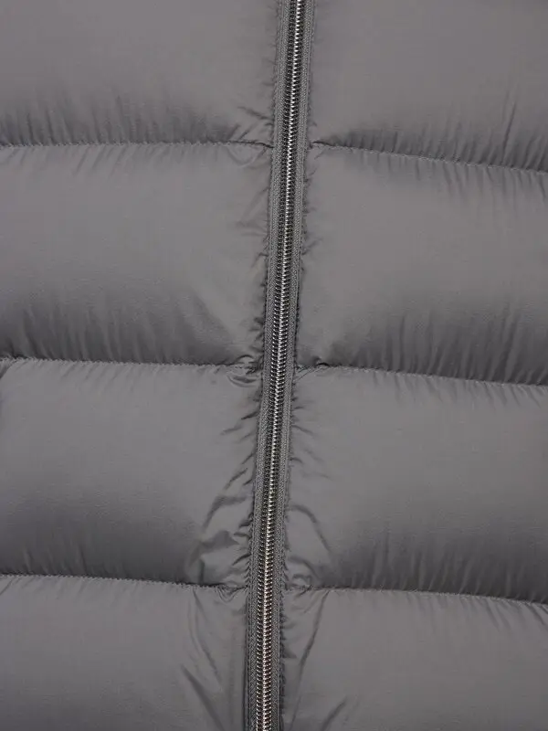 Herno Hooded Quilted Bomber Jacket With Drawstring Hem
