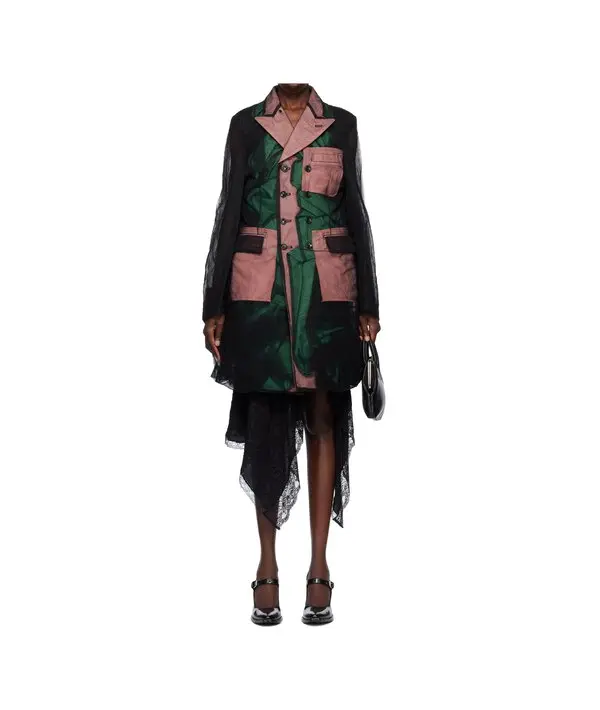 Comme Des Garçons Tulle Coat - Black