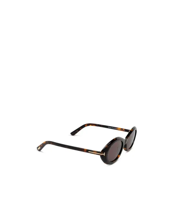 TOM FORD Carmen Oval-frame Sunglasses - Brown