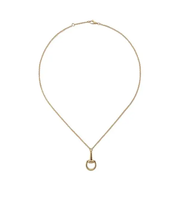 Gucci Horsebit 18k Chain Necklace - Yellow
