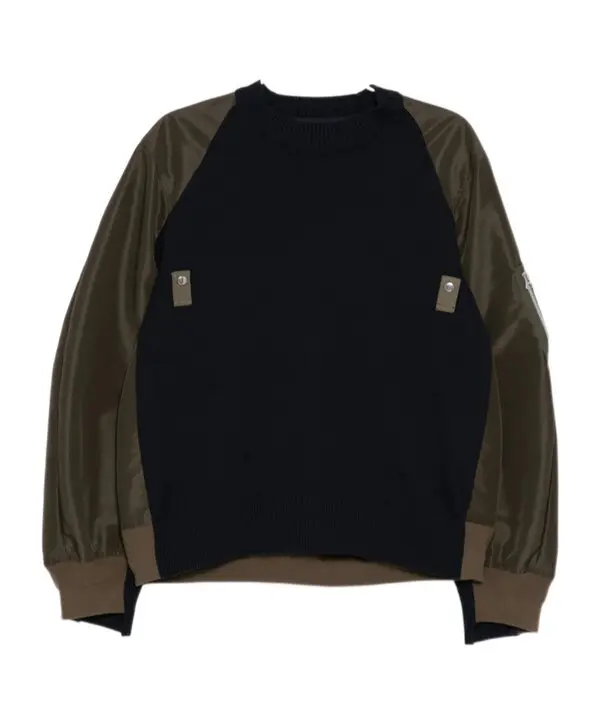 Sacai Sponge Sweatshirt - Black
