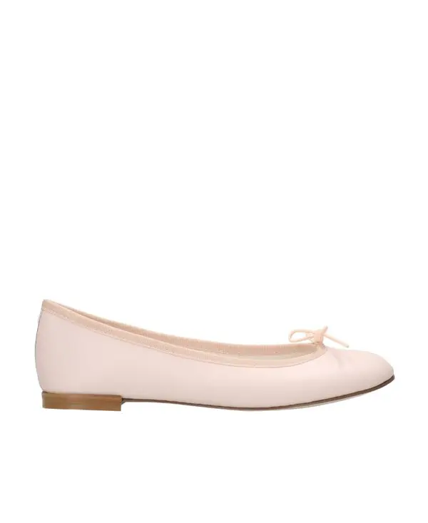 Repetto Ballerina Flats With Bow Detailing - Nude