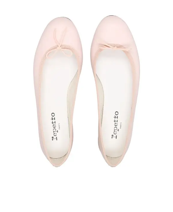 Repetto Ballerina Flats With Bow Detailing - Nude