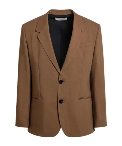 Ami Single Breasted Long Sleeved Blazer