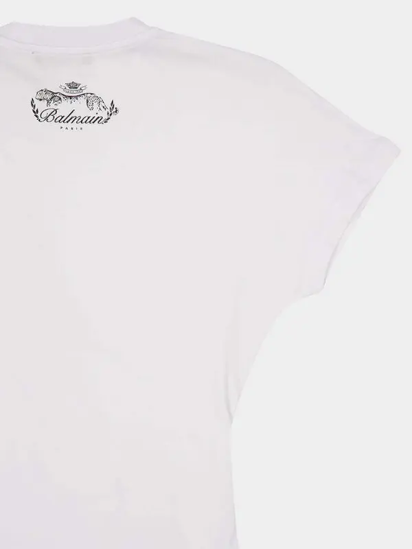 Balmain Short-sleeved Draped T-shirt - No