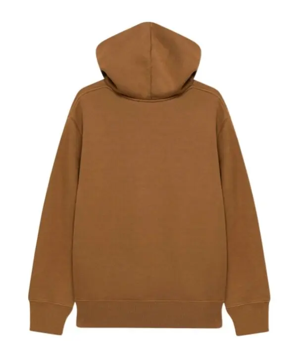 AUTRY Logo Embroidered Hoodie - Brown
