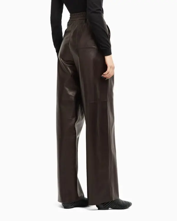 Giorgio Armani Elasticated Wide-leg Trousers