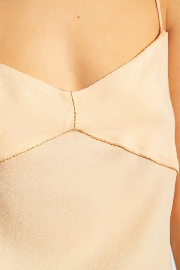 Fabiana Filippi Embellished Sleeveless Tank Top