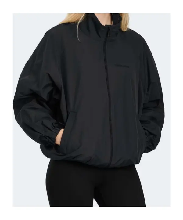 Canada Goose Axis Jacket With Zippered Pockets And Elasticated Cuffs - Black