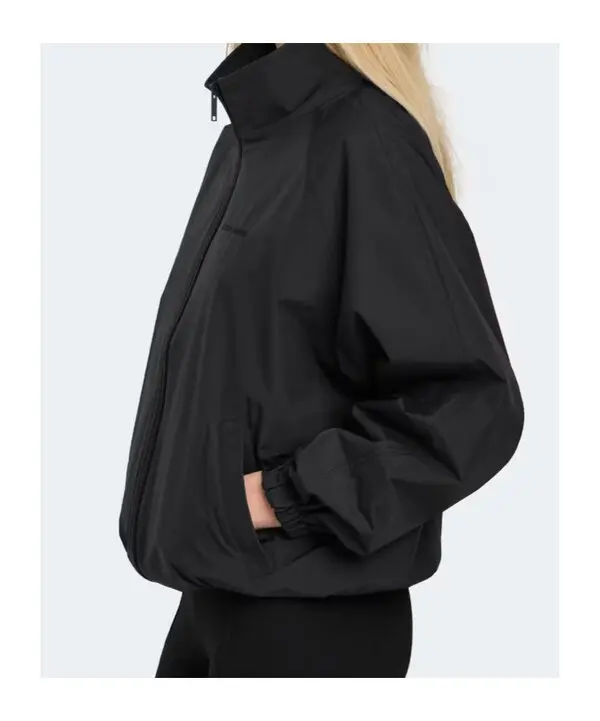 Canada Goose Axis Jacket With Zippered Pockets And Elasticated Cuffs - Black