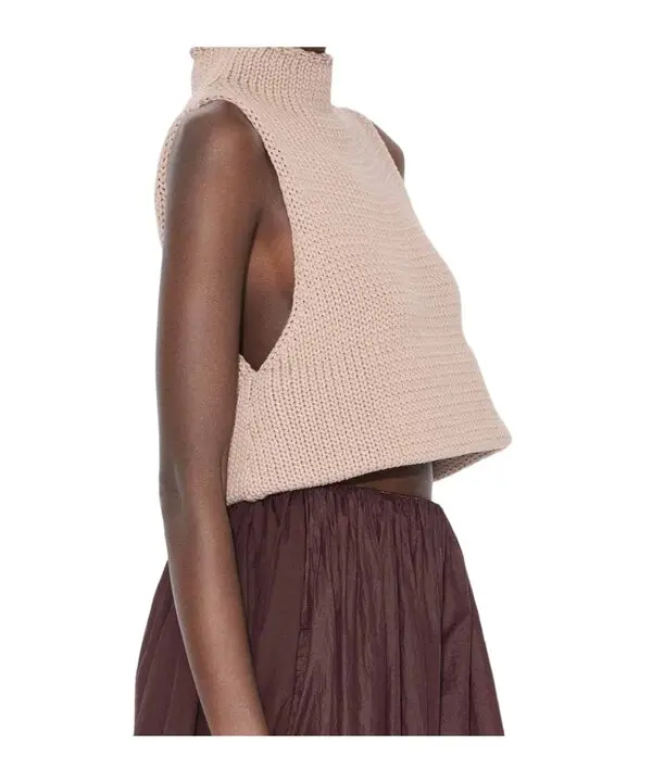 Alaïa Sleeveless Knit Sweater