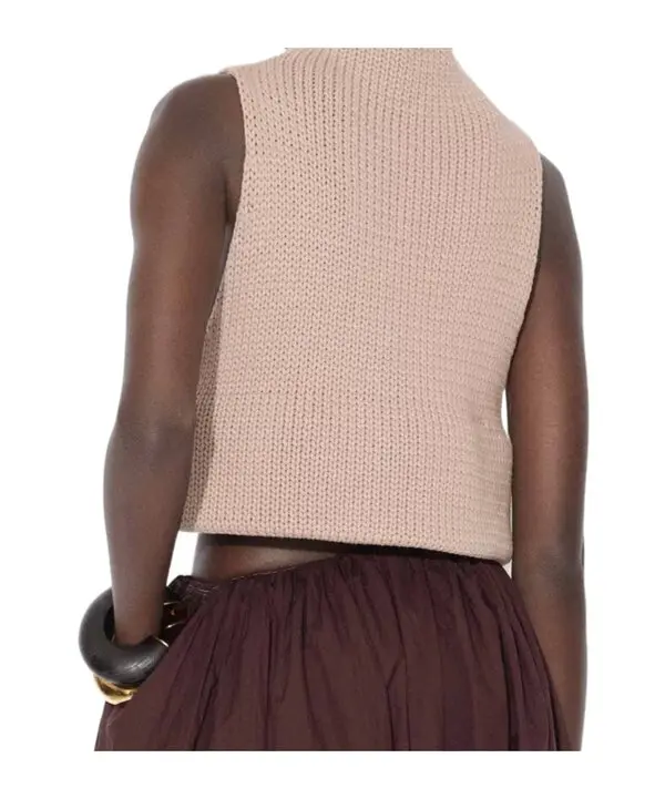 Alaïa Sleeveless Knit Sweater