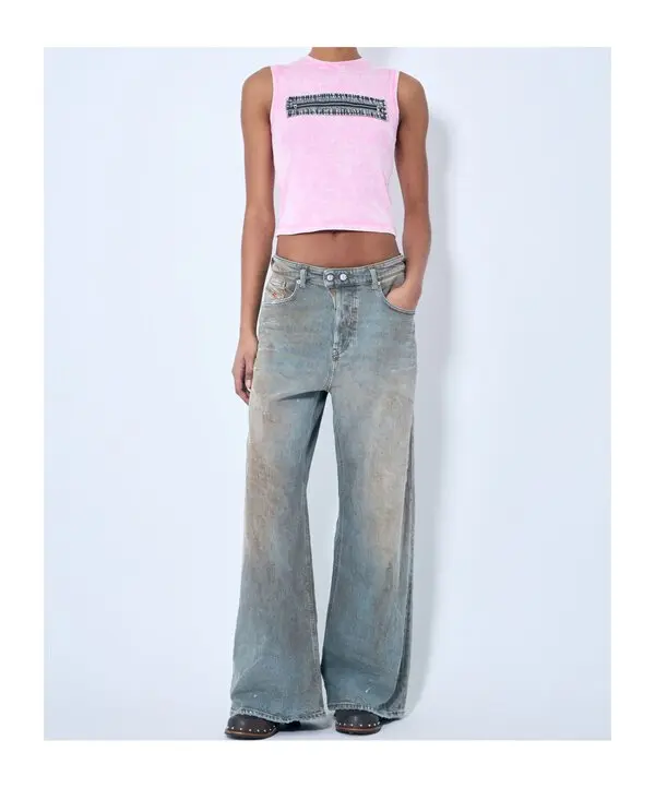 DIESEL® T-arted Ribbed Tank Top