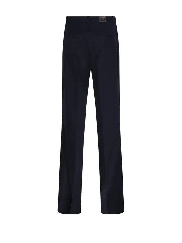 Max Mara Cannes Pleated Trousers - Black