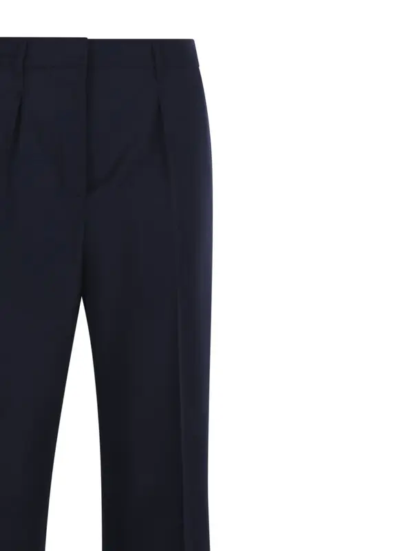 Max Mara Cannes Pleated Trousers - Black