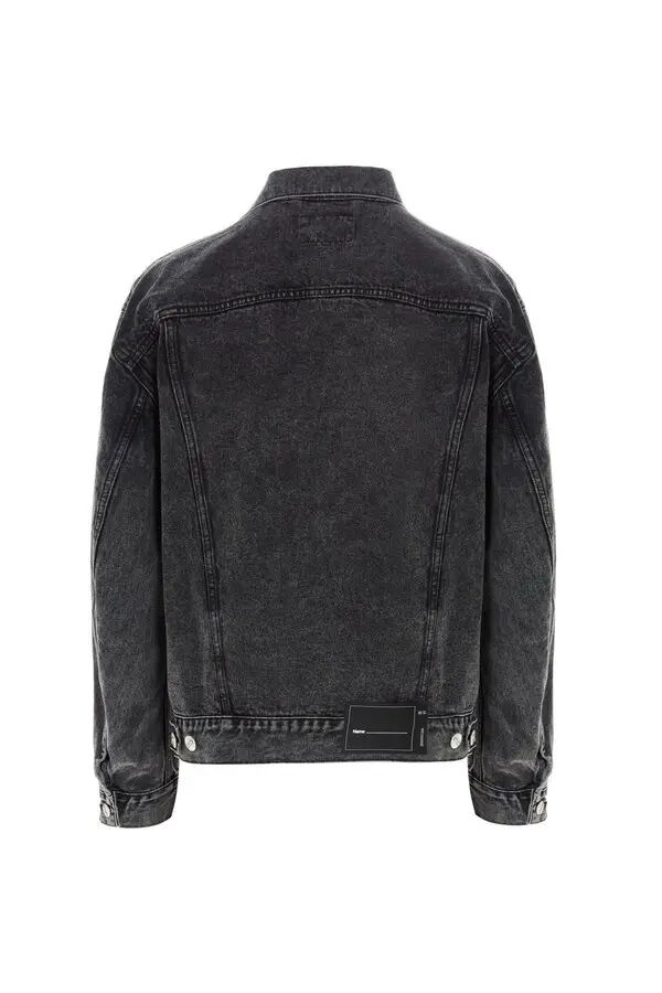 We11Done Logo Patch Denim Jacket