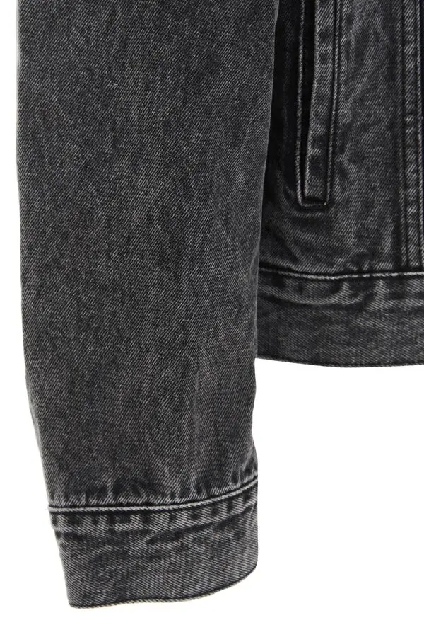 We11Done Logo Patch Denim Jacket