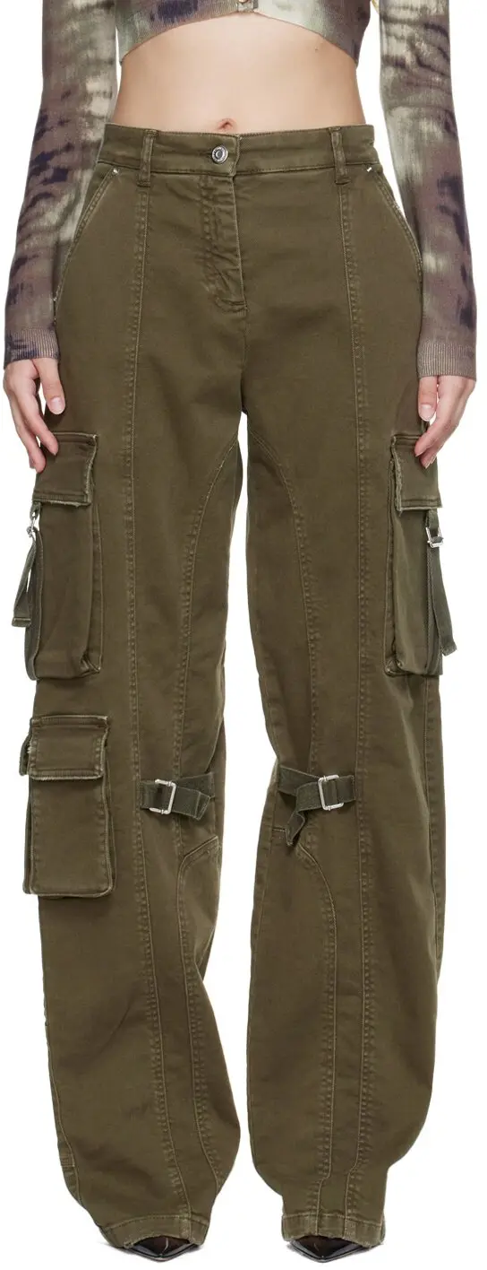 Blumarine Straight Leg Cargo Trousers