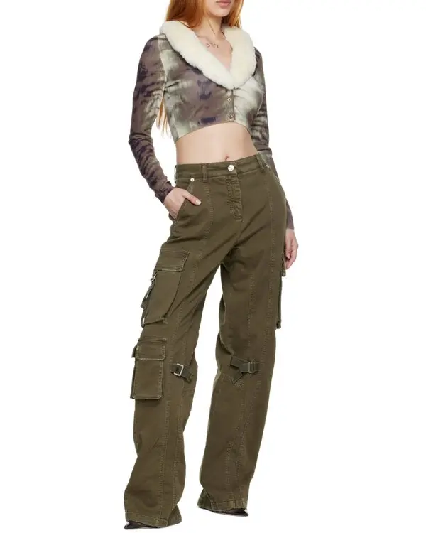 Blumarine Straight Leg Cargo Trousers