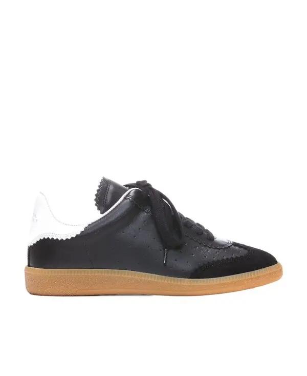 Isabel Marant Étoile Round Toe Lace-up Sneakers - Black