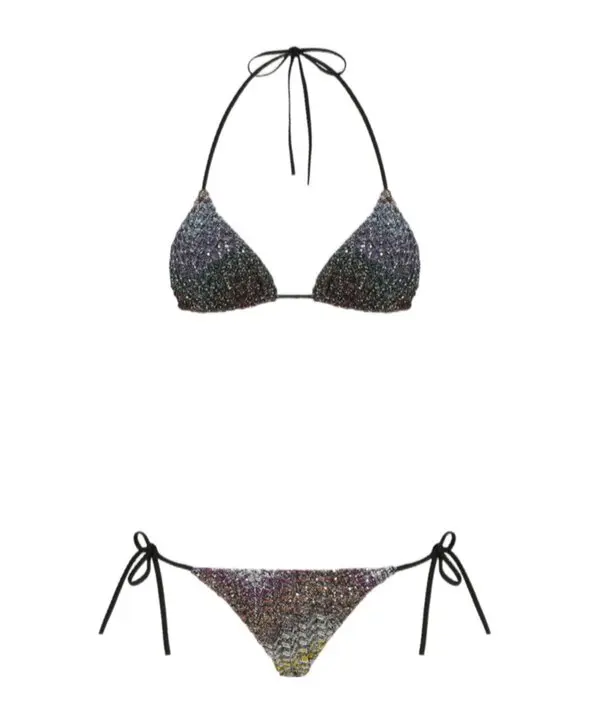 Missoni Sequined Triangle Bikini - Multiple Colors