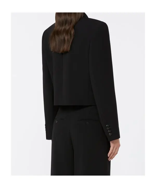 Max Mara Double-breasted Cropped Jacket