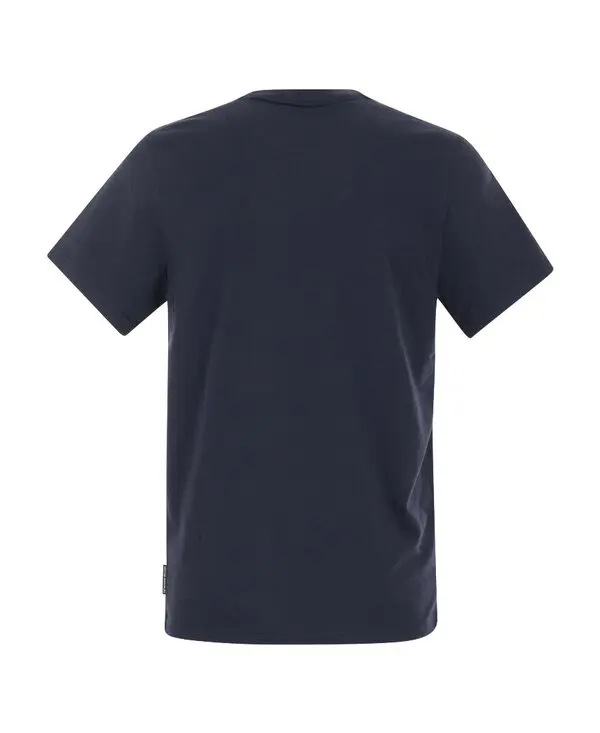 Moose Knuckles Logo-print Cotton T-shirt - Black