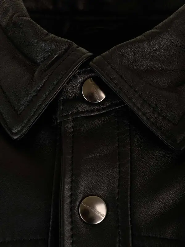 GIORGIO BRATO Leather Jacket - Black