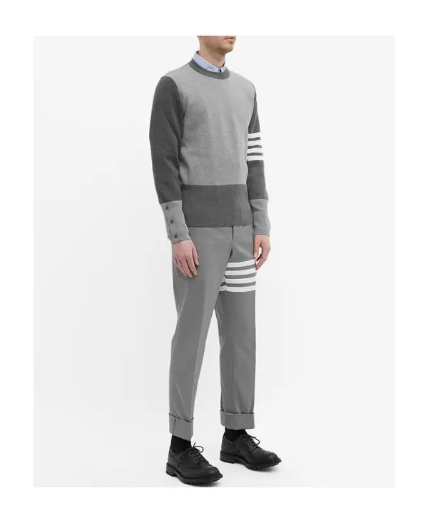 Thom Browne Striped Detail Pullover