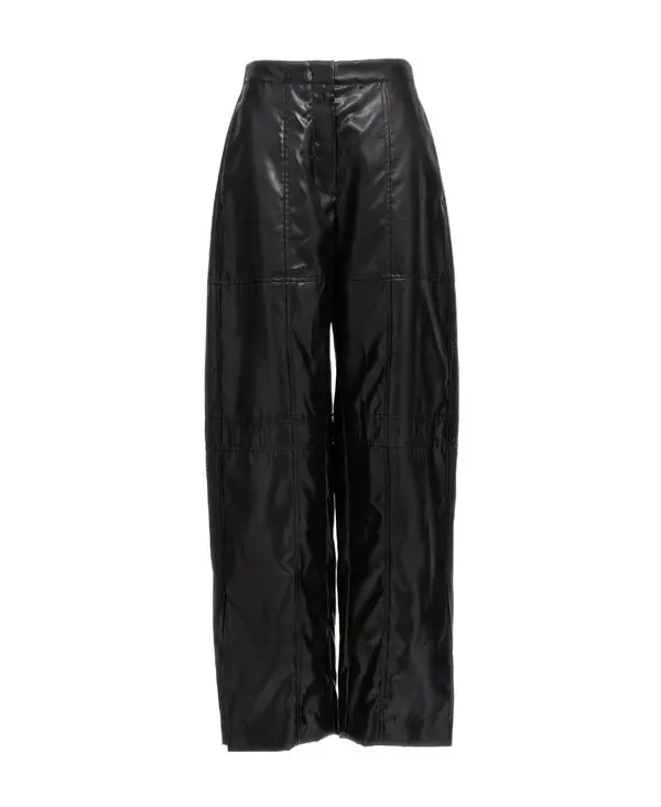 JIL SANDER Panelled Design Straight Leg Pants - Black