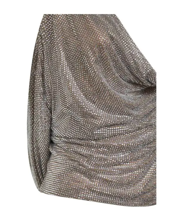 Giuseppe Di Morabito Draped Crystal Embellished Top