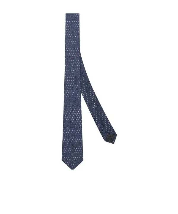 Fendi Silk Neck Tie - Blue