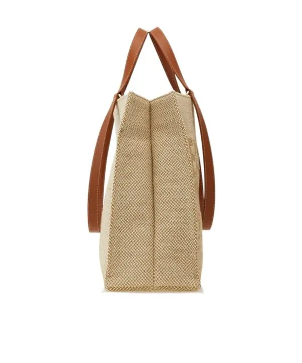 FERRAGAMO Logo Tote Bag - Camel/white