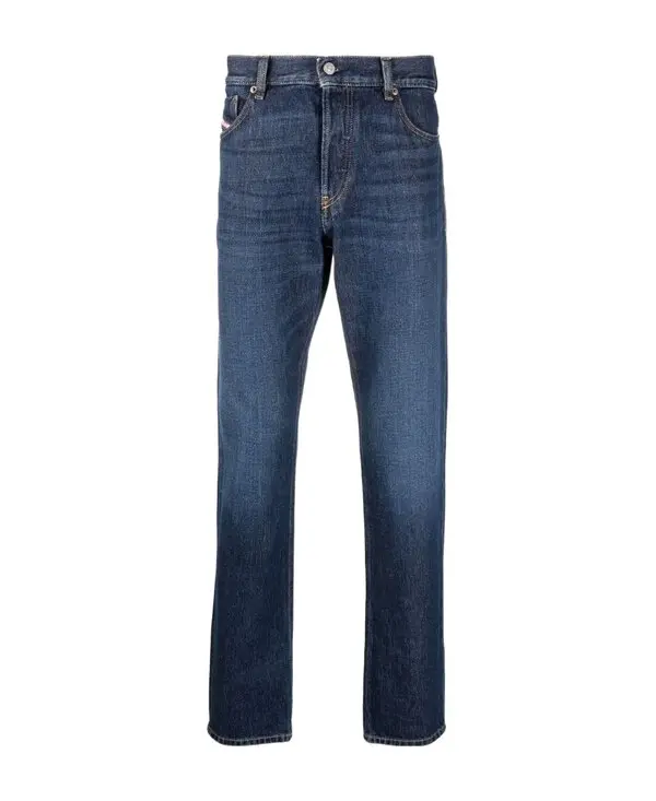 DIESEL® 1955 Logo Patch Straight Jeans