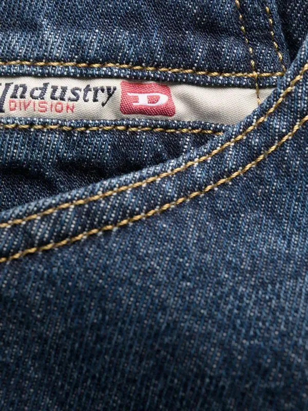 DIESEL® 1955 Logo Patch Straight Jeans