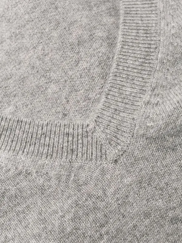 Vince Cashmere V-neck Jumper - Gray