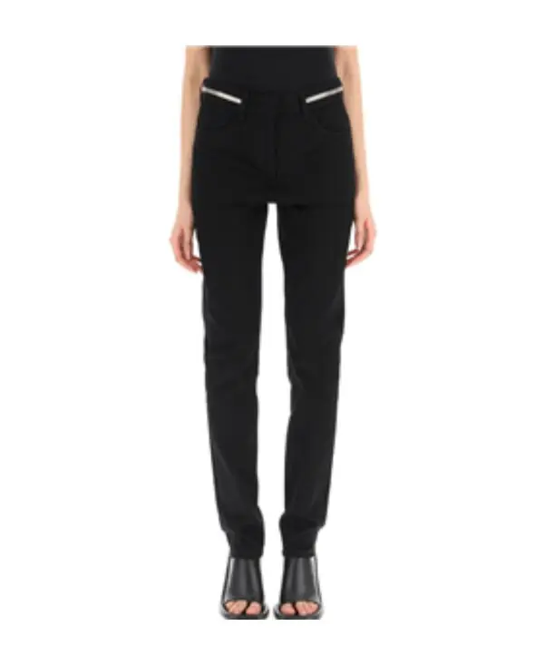 Givenchy Slim Leg Mini Skirt Effect Jeans