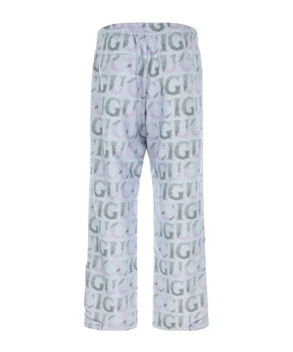 Gucci Allover Printed Drawstring Trousers - White