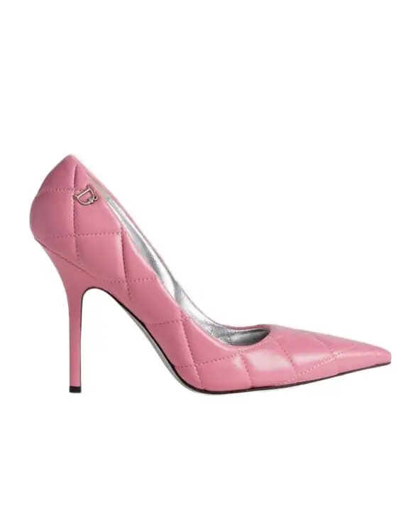 Dsquared2 D2 Plaque Quilted Stiletto Pumps