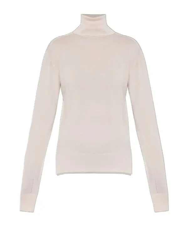 JIL SANDER High-neck Plain Knit Sweater