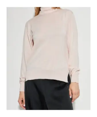 JIL SANDER High-neck Plain Knit Sweater
