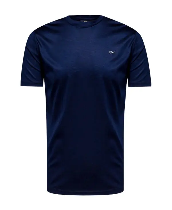 PAUL  SHARK Logo Embroidered T-shirt