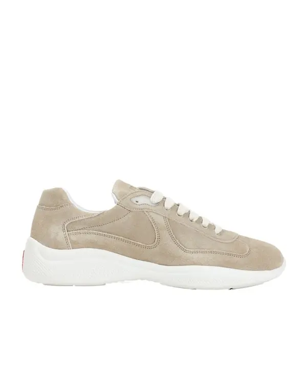 Prada Logo-embossed Lace-up Sneakers
