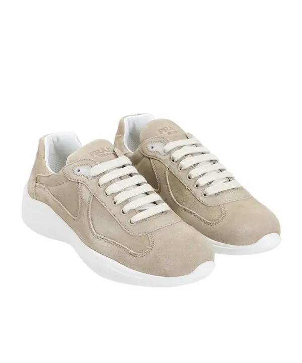 Prada Logo-embossed Lace-up Sneakers