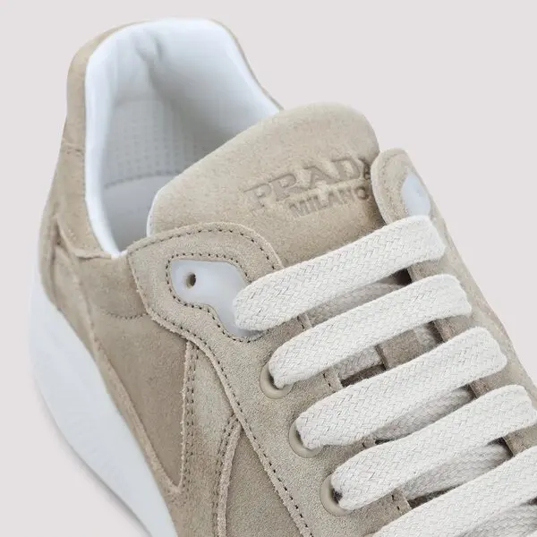 Prada Logo-embossed Lace-up Sneakers