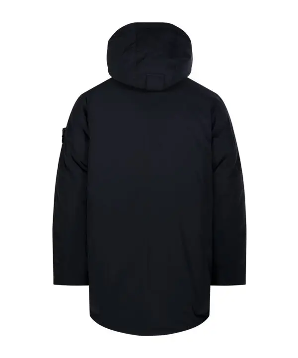 Stone Island Logo Patch Hooded Jacket