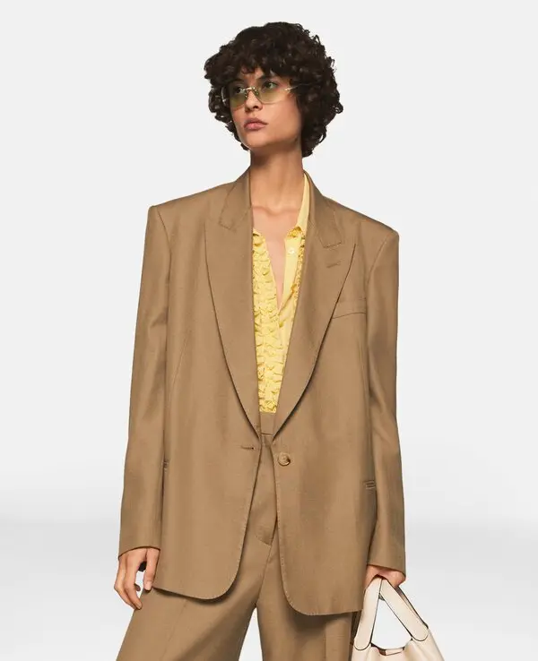 Stella McCartney Peak Lapel Single-breasted Tailored Blazer